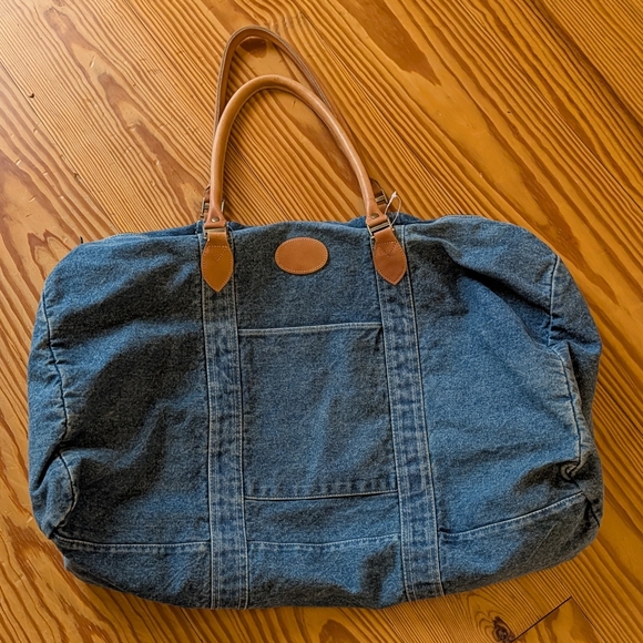 Vintage | Bags | Vintage Gap Denim Boston Duffle Bag | Poshmark
